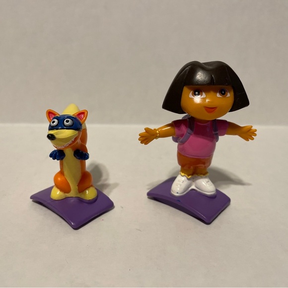 Toys | Cake Decoration Dora The Explorer Swiper Cake Toppers Plastic ...